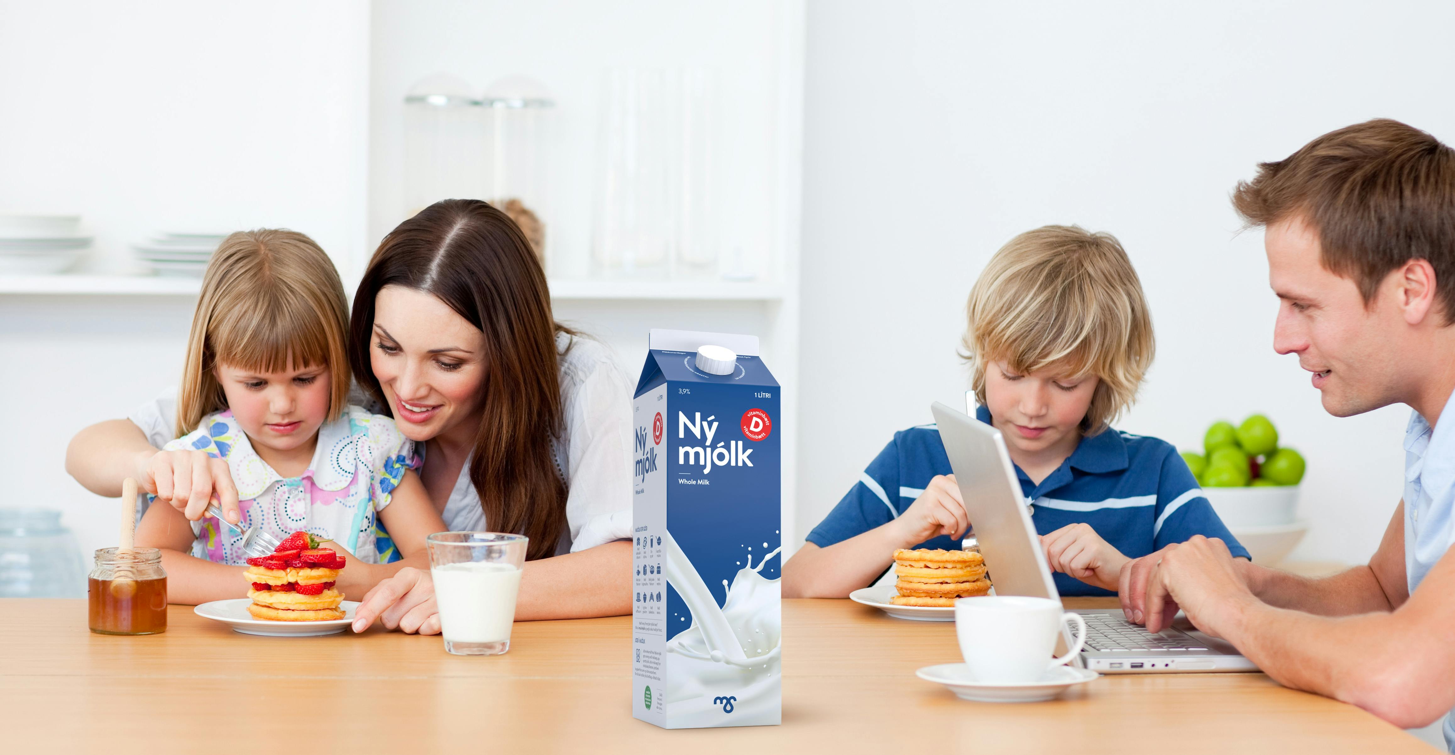 D-vítamínbætt mjólk - sólarvítamín í hverjum sopa – Mjólkursamsalan